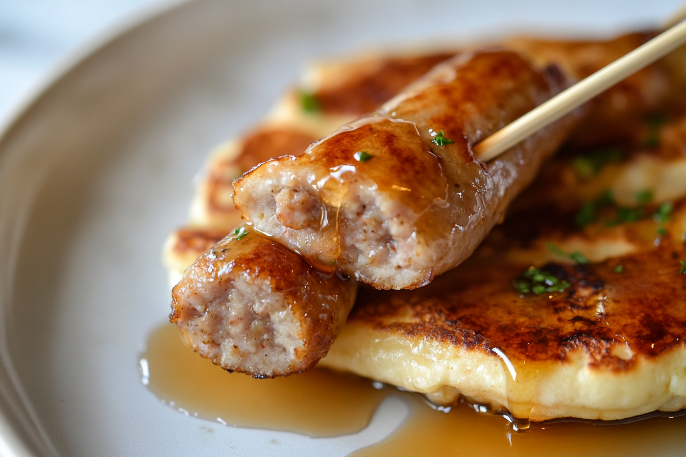 Pancake Sausage on a Stick Recipe: Amazingly Easy 3-Ingredient Breakfast!