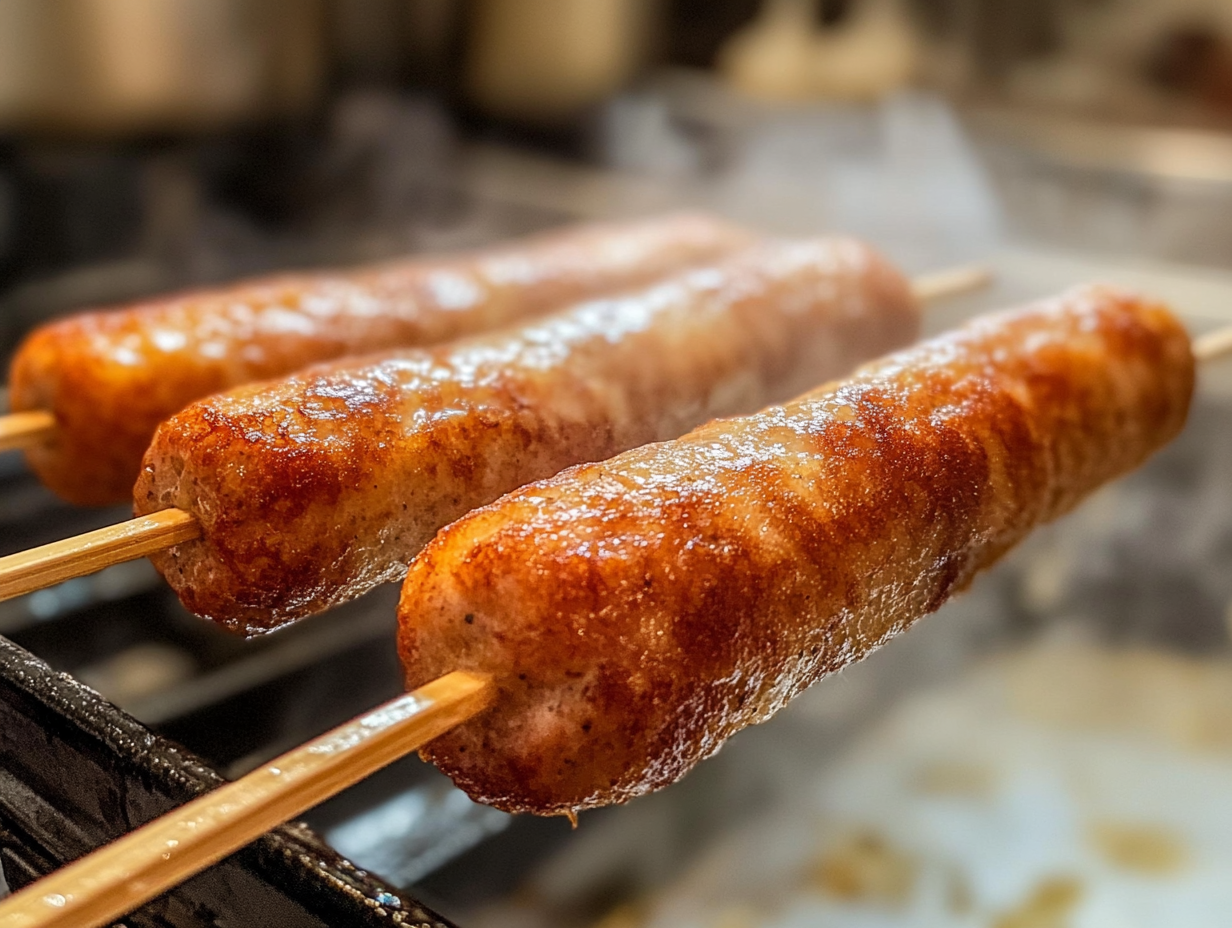 Pancake Sausage on a Stick Recipe: Amazingly Easy 3-Ingredient Breakfast!